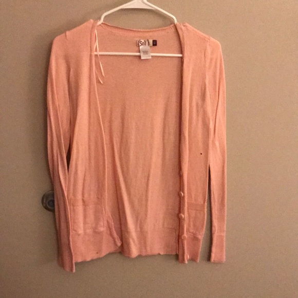 SO | Sweaters | Light Pink Cardigan | Poshmark